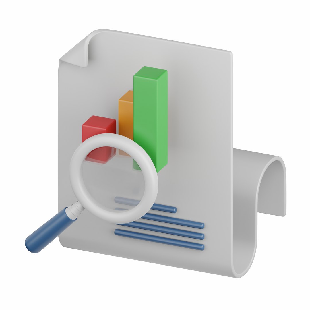 3d rendering data research isolated useful for business and finance ...