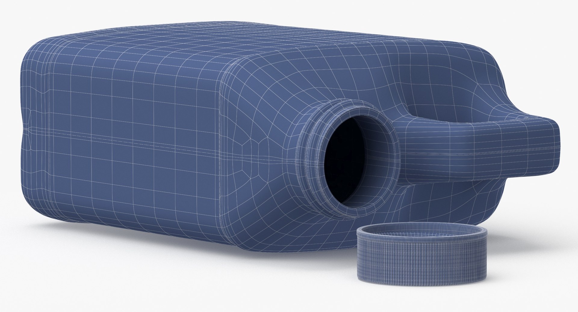 Plastic F Style Bottle 8oz 02 3D Model - TurboSquid 1749573