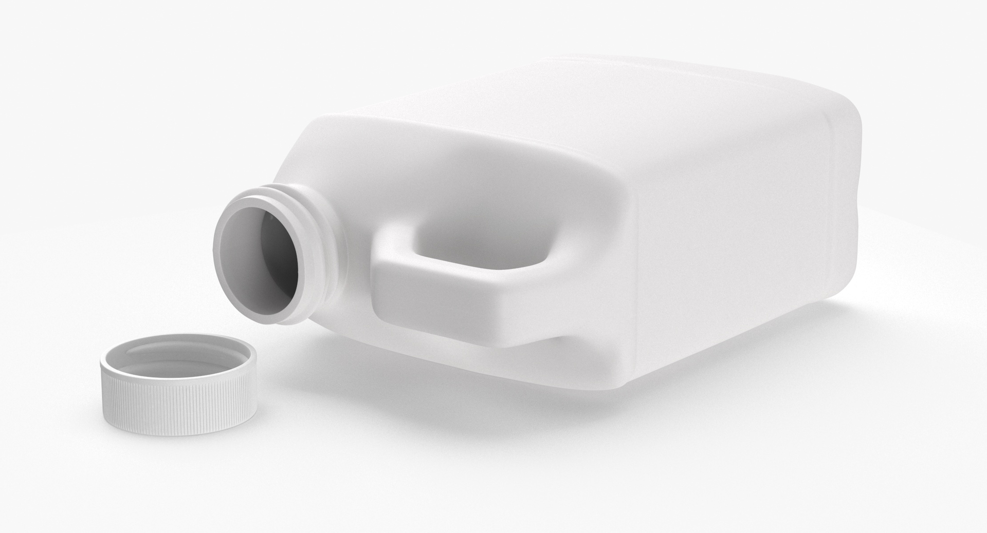 Plastic F Style Bottle 8oz 02 3D Model - TurboSquid 1749573