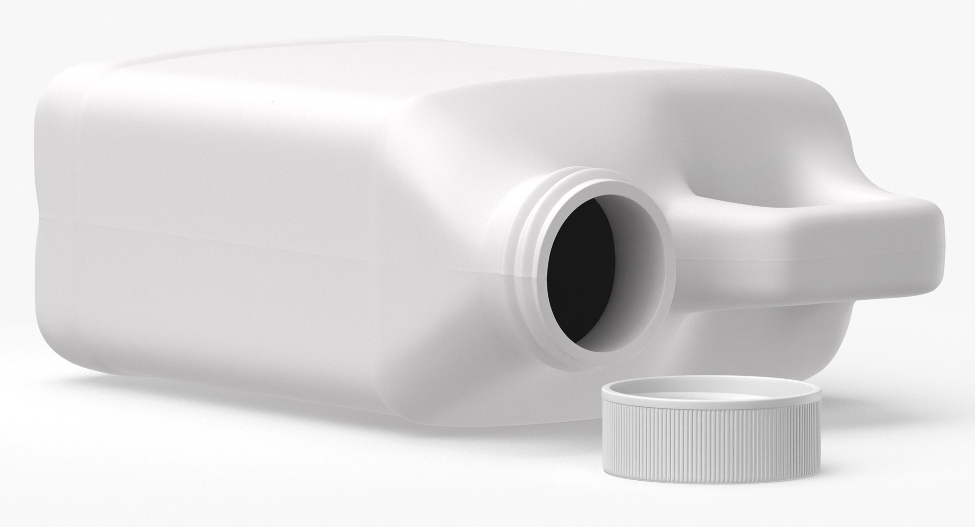 Plastic F Style Bottle 8oz 02 3D Model - TurboSquid 1749573