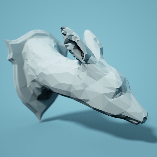 3D animal realistic faceted - TurboSquid 1162296