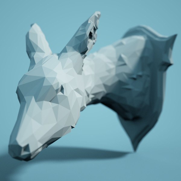 3D animal realistic faceted - TurboSquid 1162296