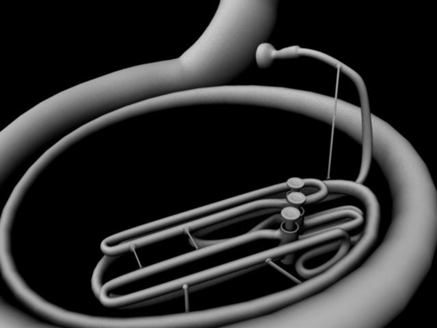 Sousaphone Brass 3d Model