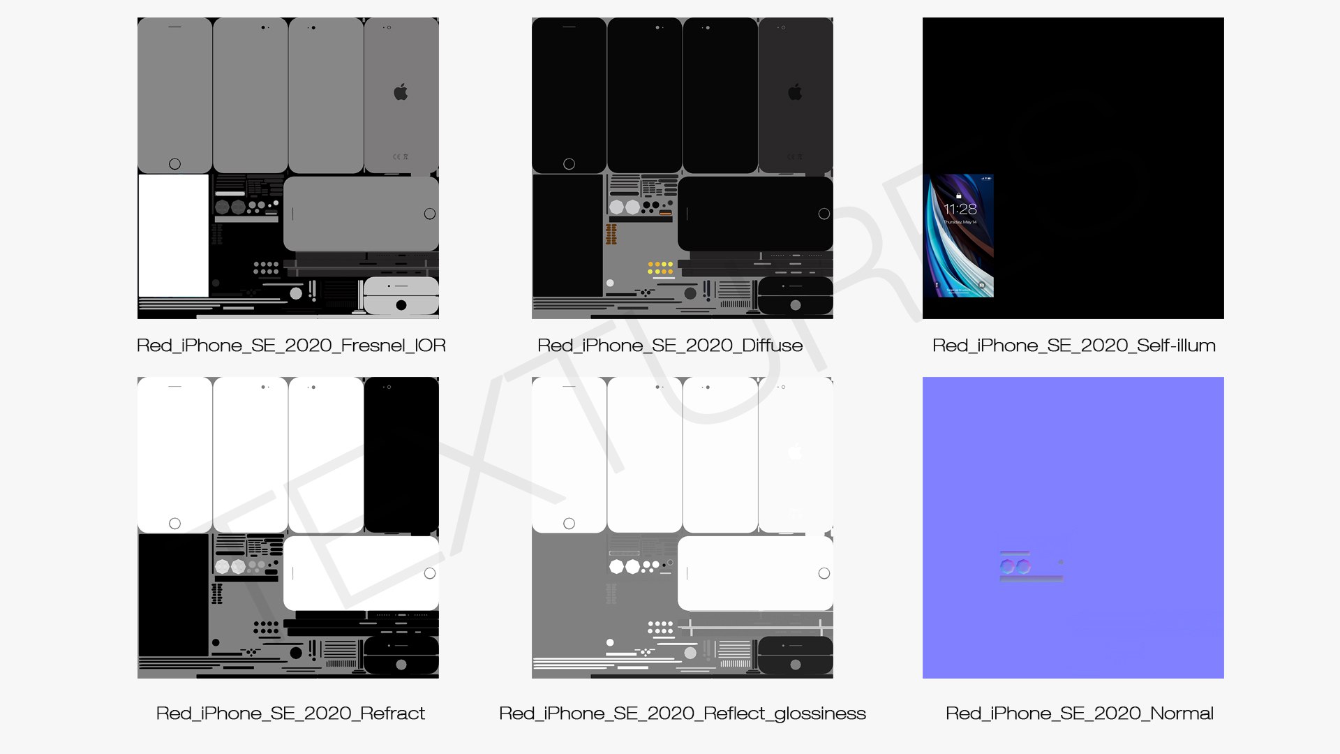 3D iphone se 2020 model - TurboSquid 1560065