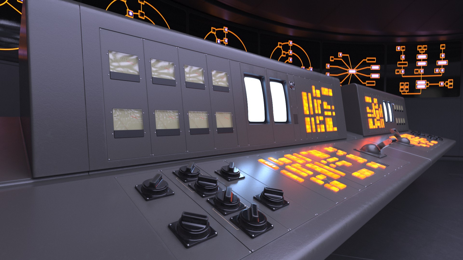 3D Sci-fi Nuclear Power Station model - TurboSquid 2137909