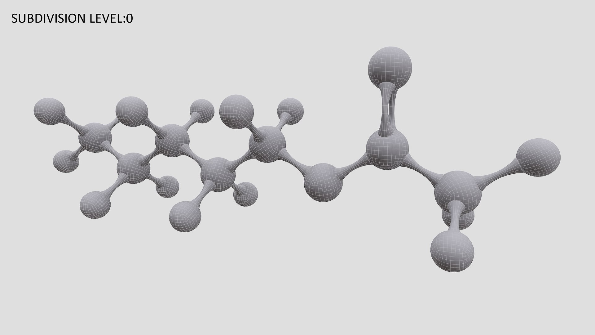 3D Model Amyl Acetate Molecule With PBR 4K 8K - TurboSquid 1941629