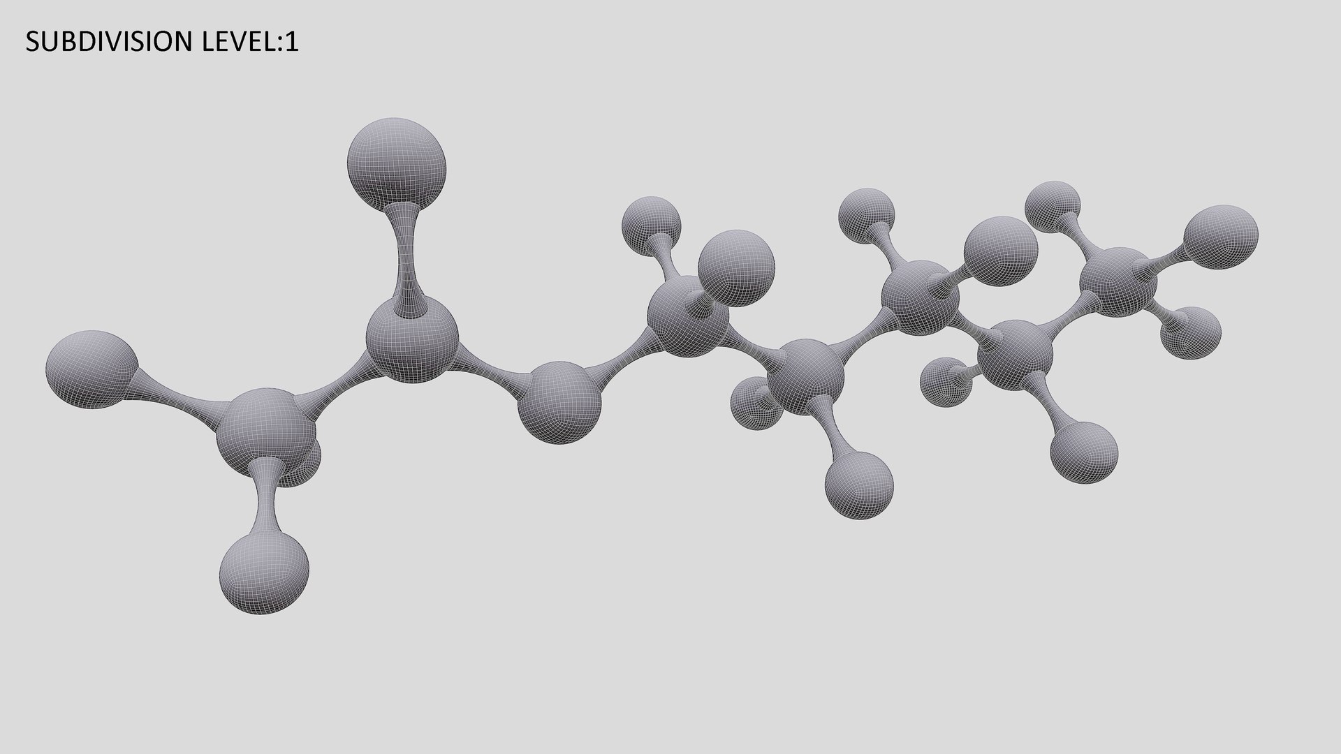 3D Model Amyl Acetate Molecule With PBR 4K 8K - TurboSquid 1941629