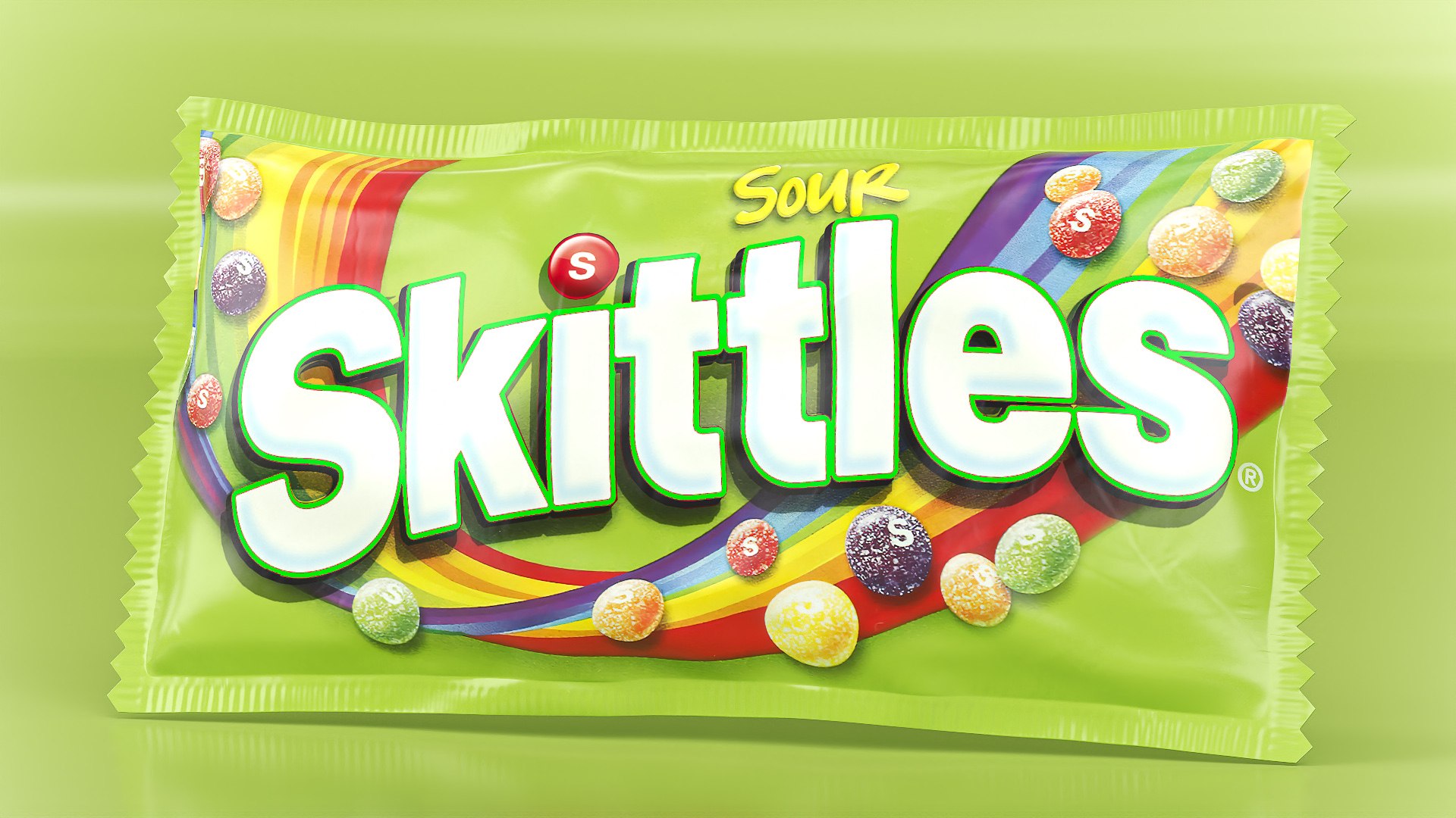 3D Skittles Sour Package Model - TurboSquid 2290811