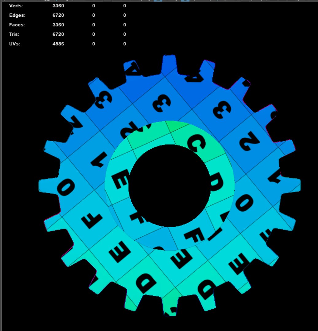 Gear cog 3D model - TurboSquid 1547079