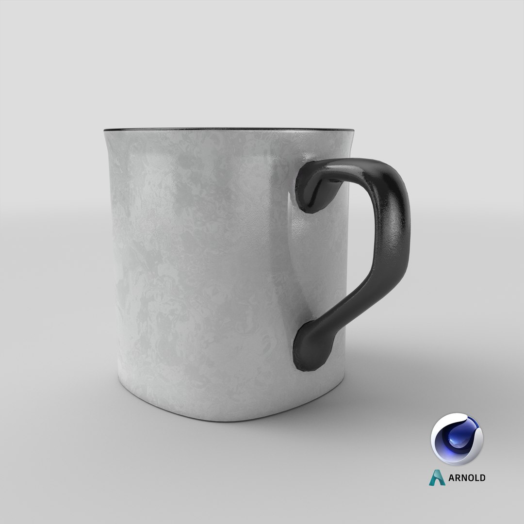 3D model Coffee Mug Black White - TurboSquid 2095674