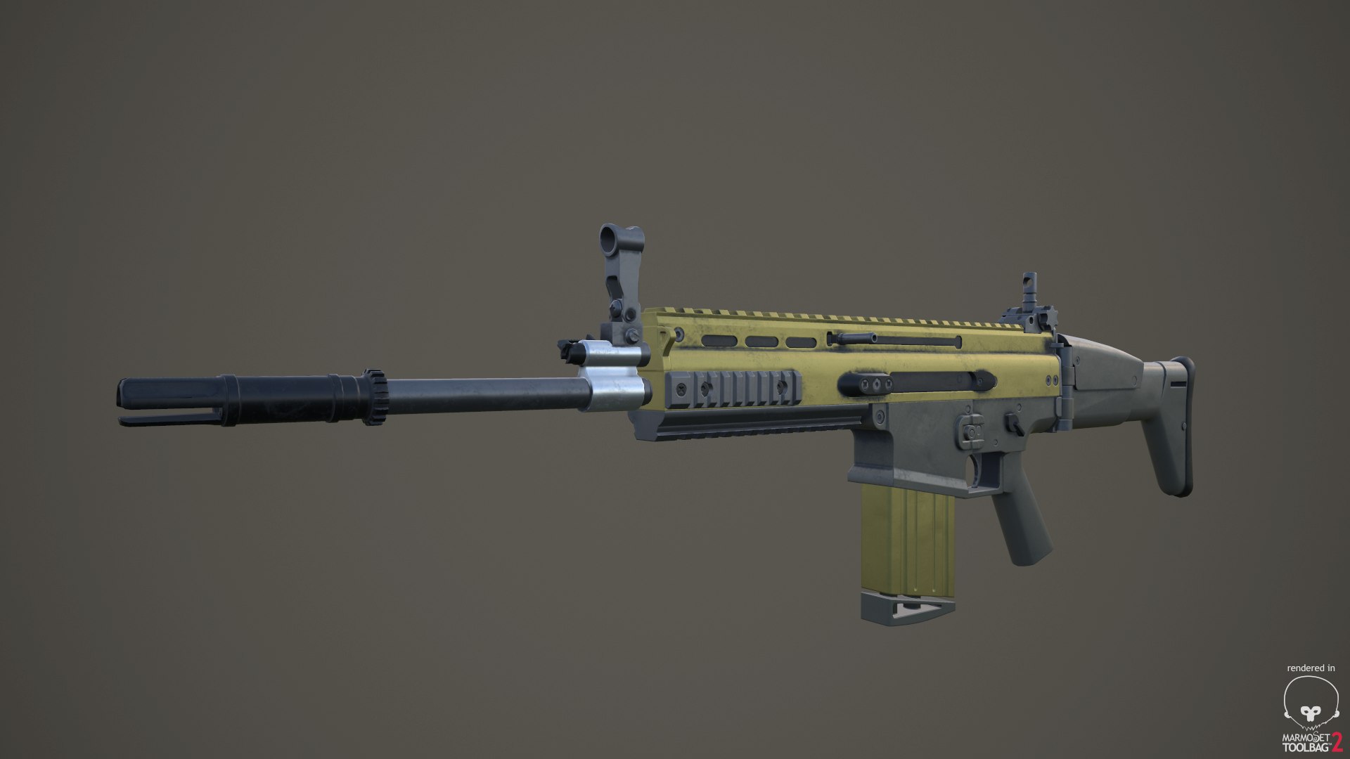 scar scar-h 3d model