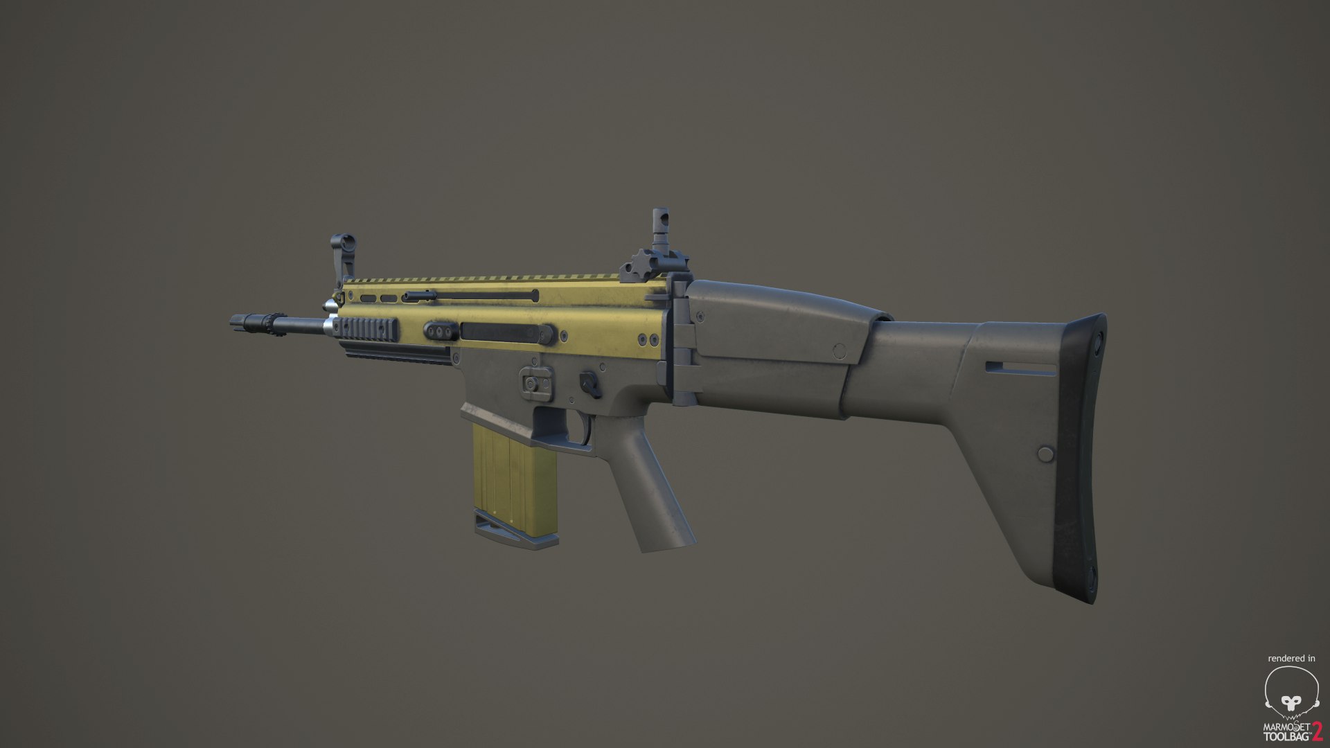 scar scar-h 3d model