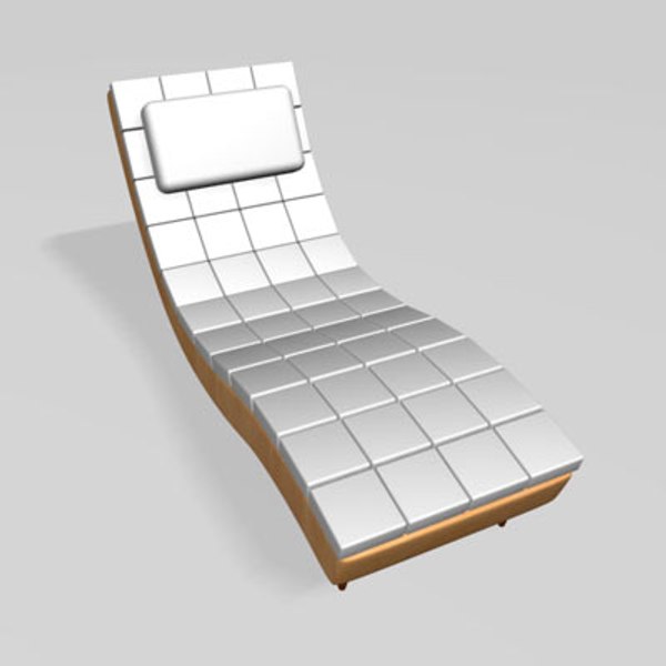 3d model chair bed