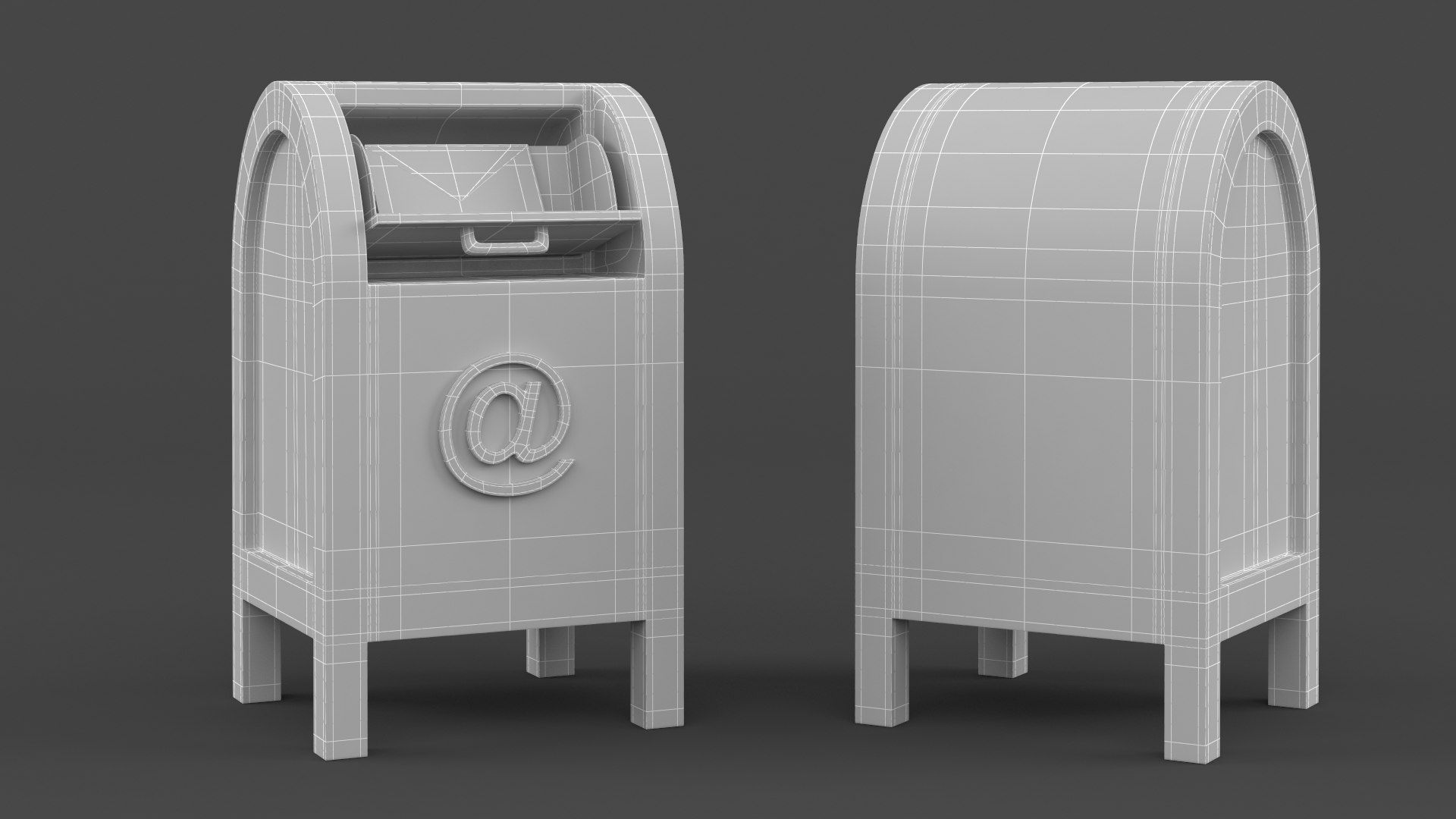 3D Postbox - TurboSquid 2085906
