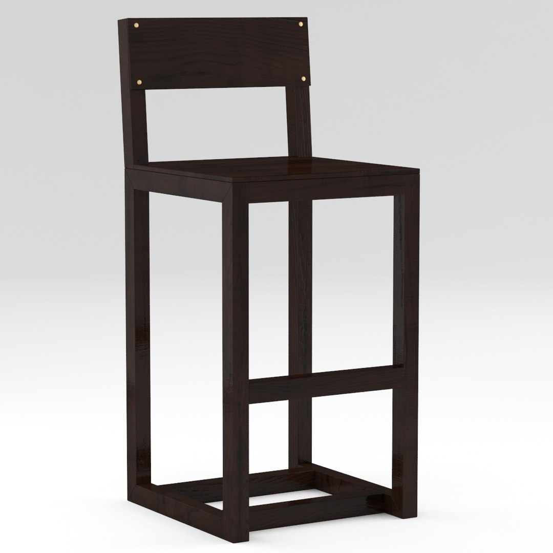 Counter Stool 01 Model - TurboSquid 1498274