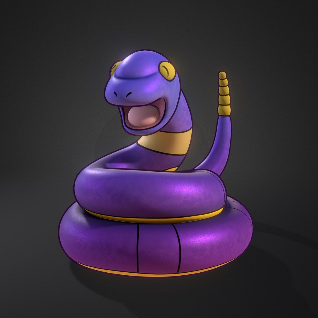 Ekans Pokemon 3d Fbx