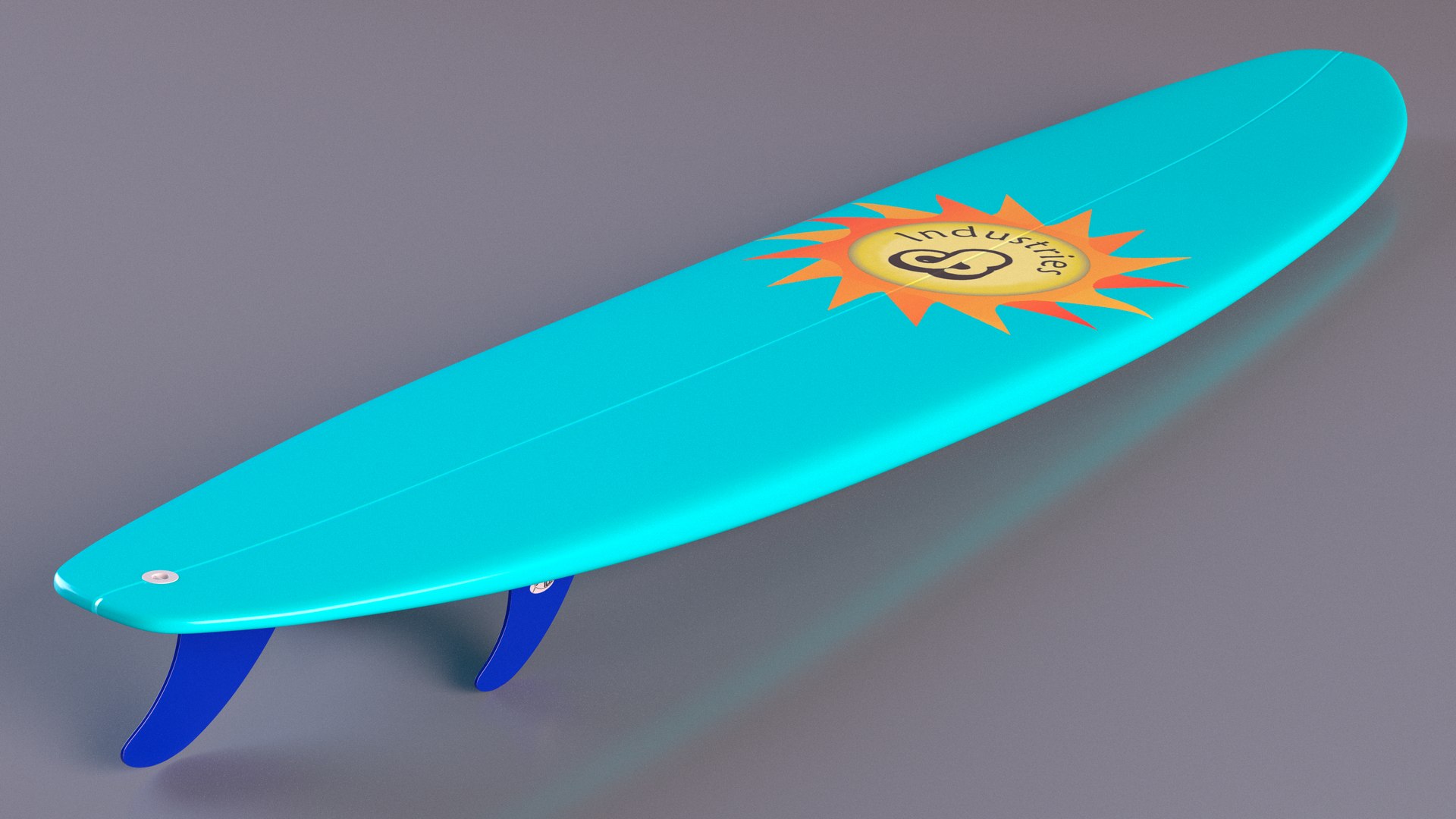 3D Model Ultimate Longboard Surfboard - TurboSquid 2155470