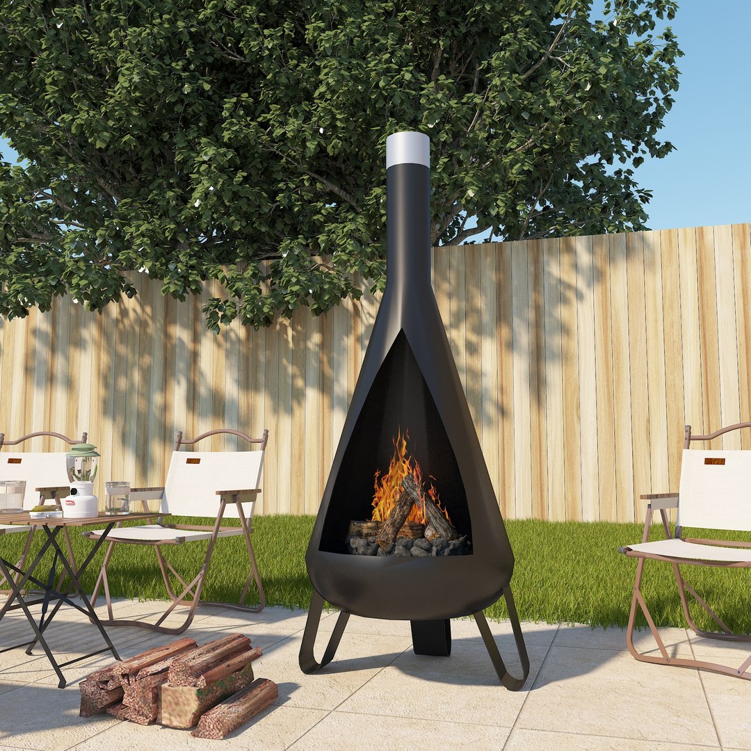 3D Wild Luxury Barbecue Stove Model - TurboSquid 2096157