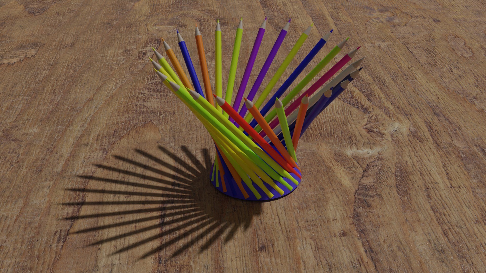 3D crayons box - TurboSquid 1510744