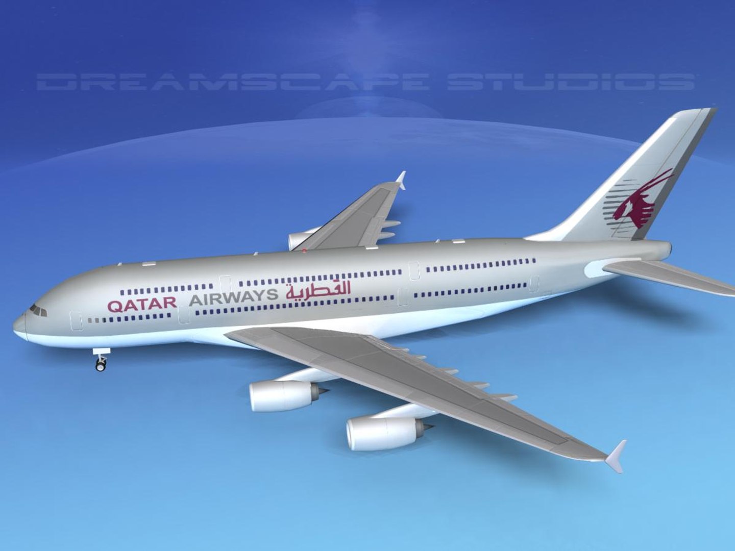 Airbus A380 3d Model