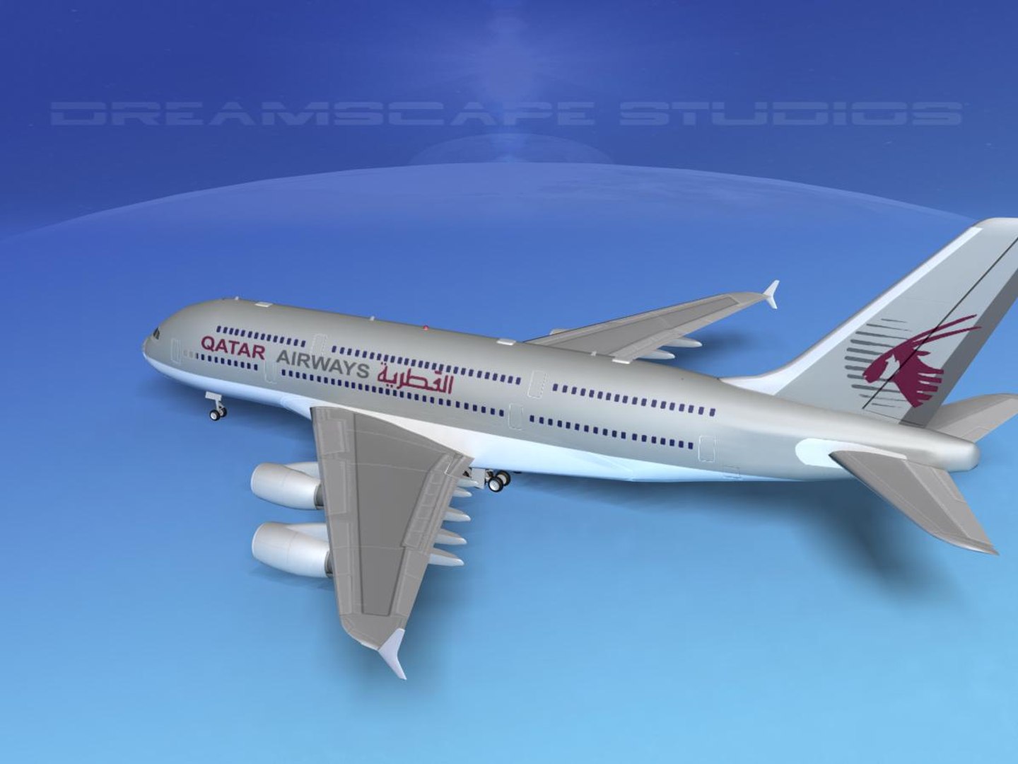 Airbus A380 3d Model