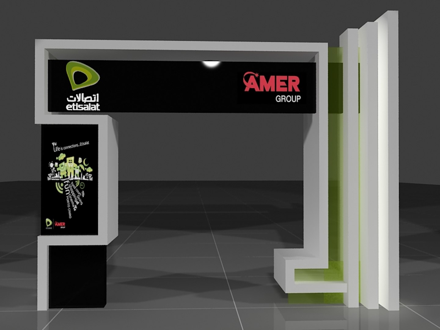 3D Fair Exhibition Model - TurboSquid 1673601