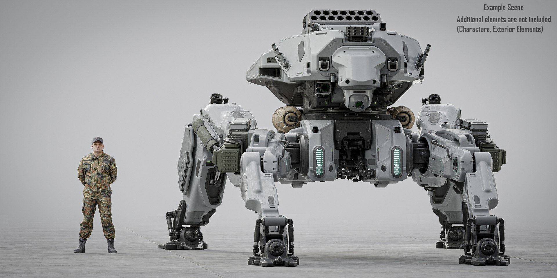 3D Model Spider Mech - TurboSquid 2221073