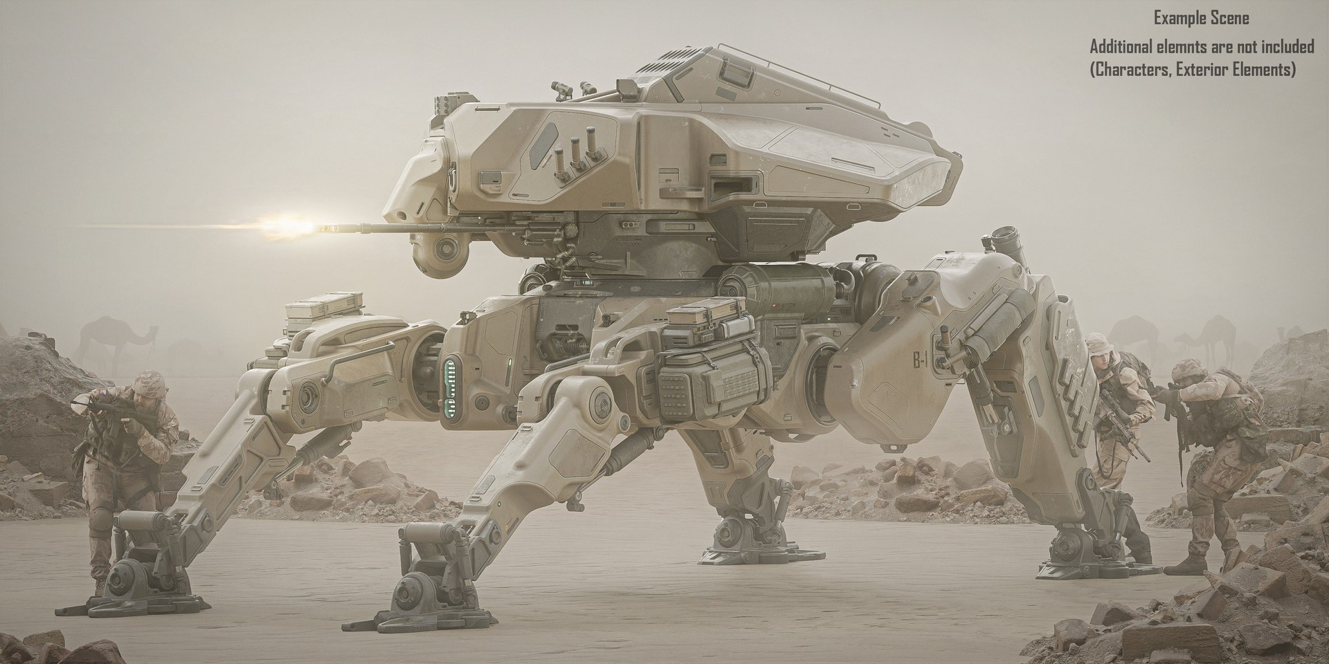 3D Model Spider Mech - TurboSquid 2221073