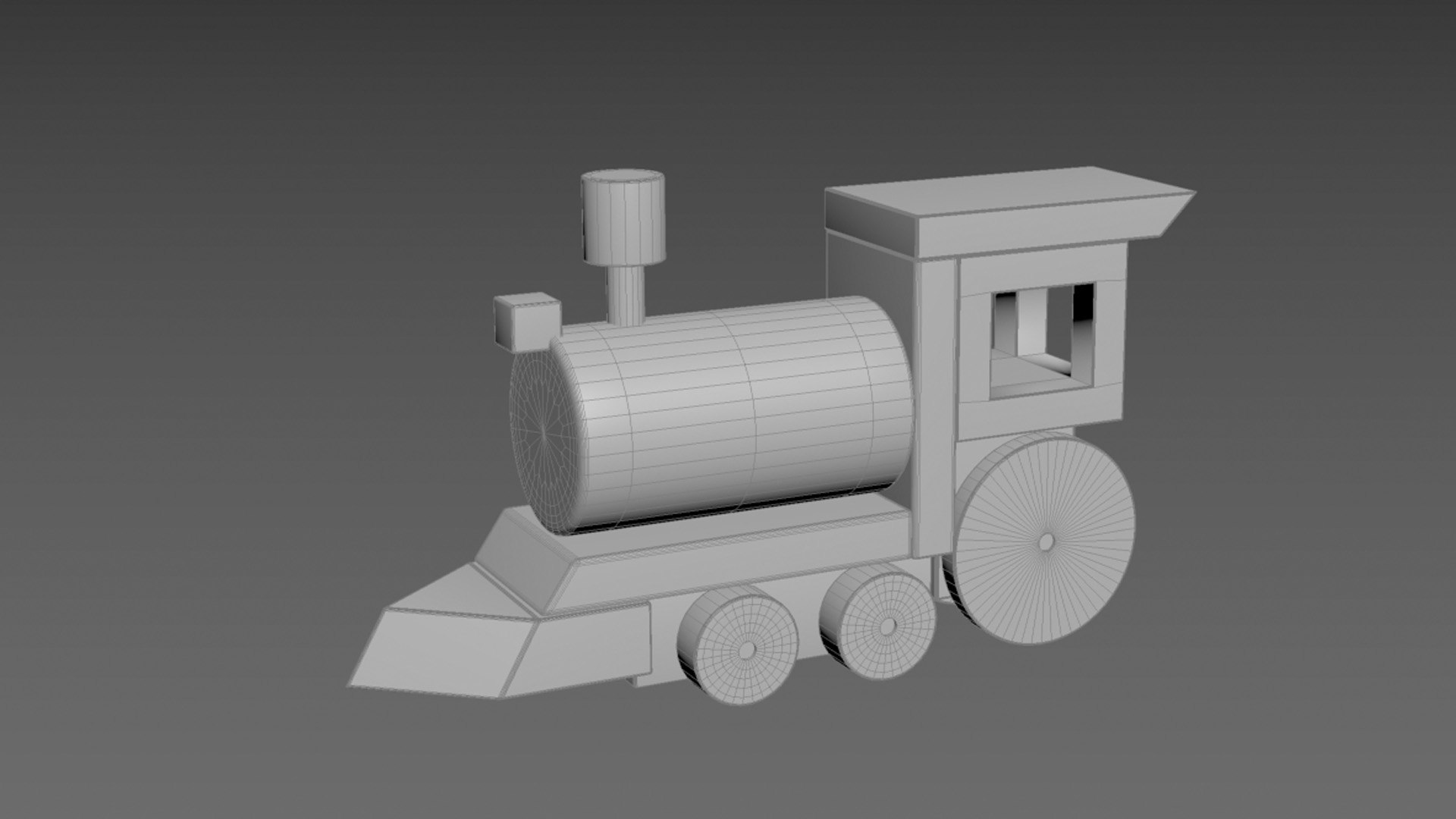 Wood Train 3D Model - TurboSquid 1989446