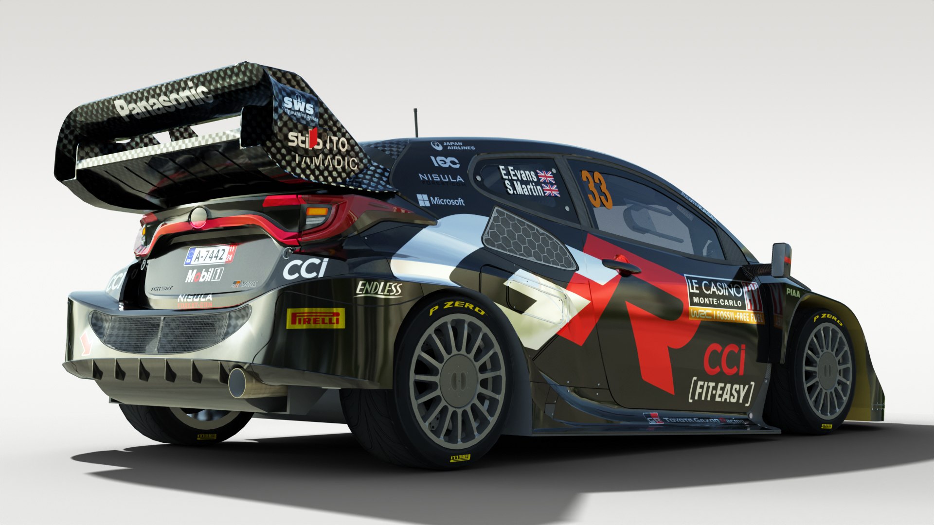 3D Model 2024 Toyota Yaris WRC - TurboSquid 2279710