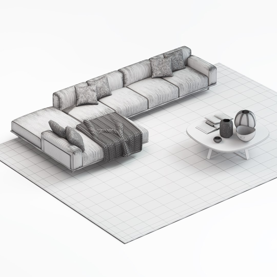 3D Meridiani Timothy Kuoio Sofo - TurboSquid 1335852