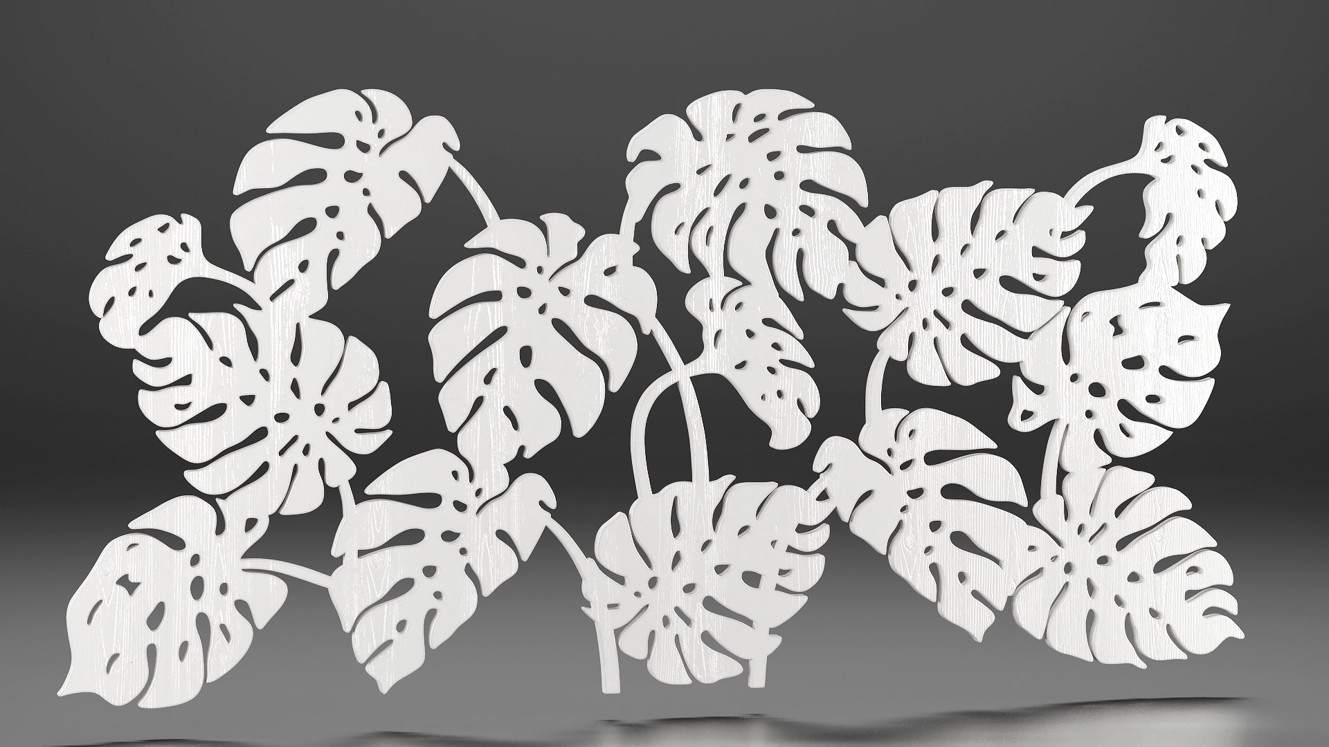 Panel monstera 3D - TurboSquid 1698078