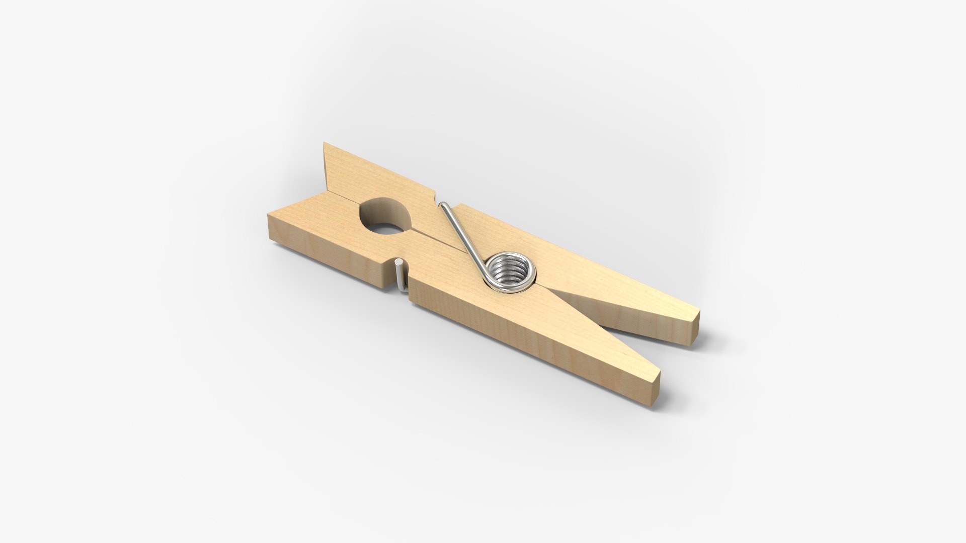 3d Model Clothes Peg