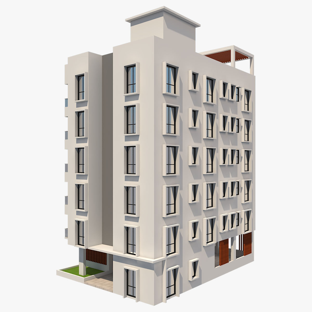 Free 3D model building apartment - TurboSquid 1380467