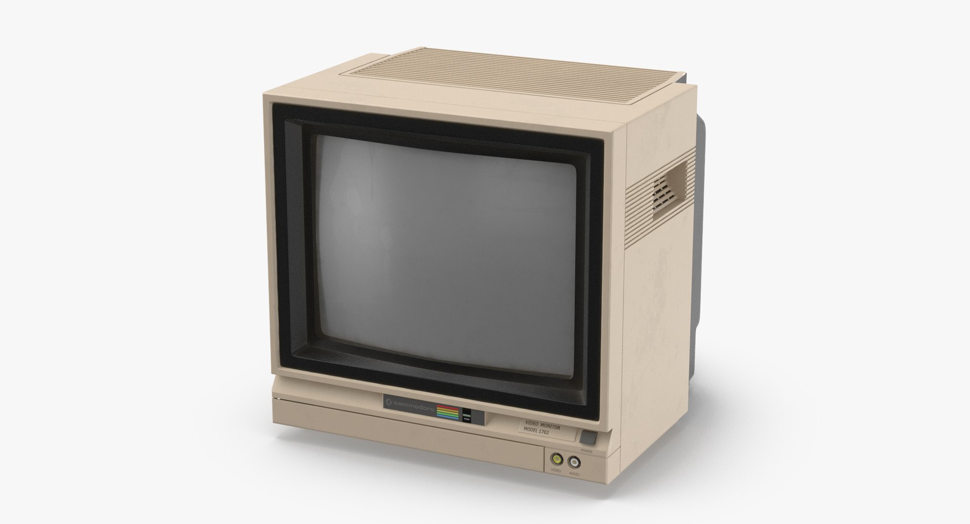 3d Commodore 64 Monitor - Model