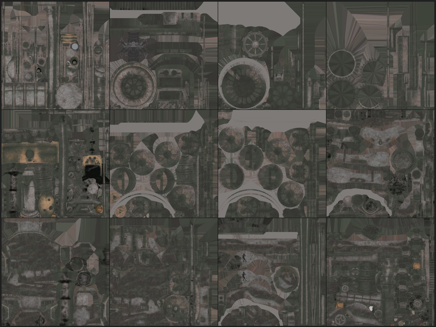 Steampunk wind-up Train model - TurboSquid 2148194