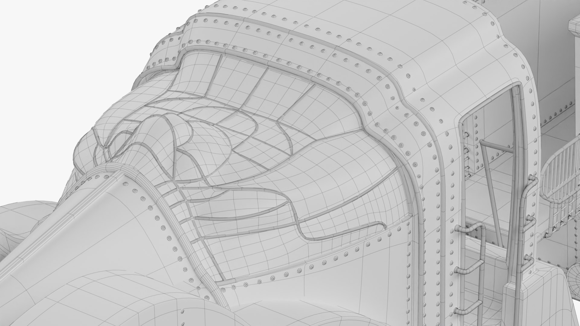 Steampunk Wind-up Train Model - TurboSquid 2148194