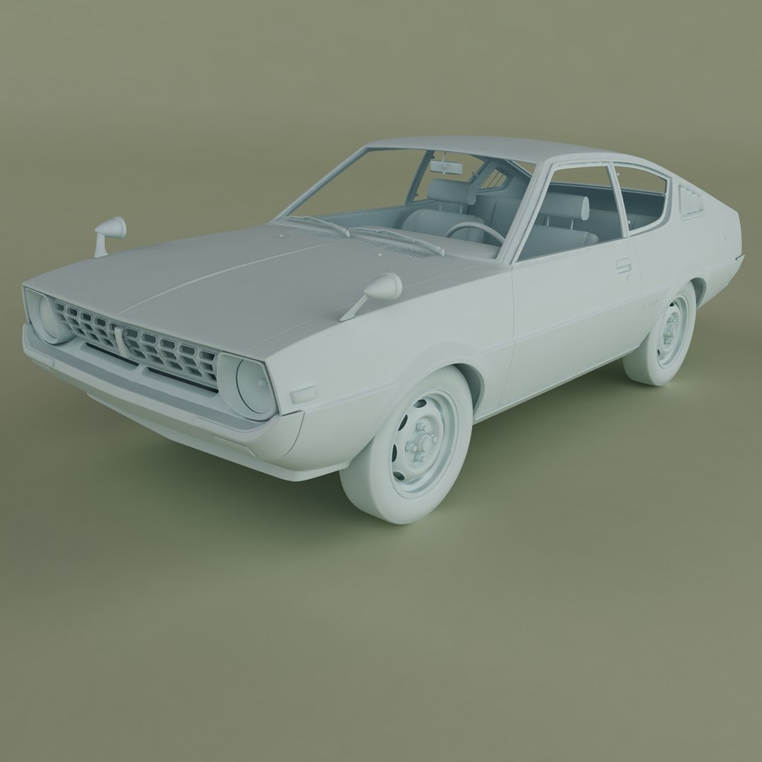 1975 Mitsubishi Lancer Celeste 3D Model - TurboSquid 1369440