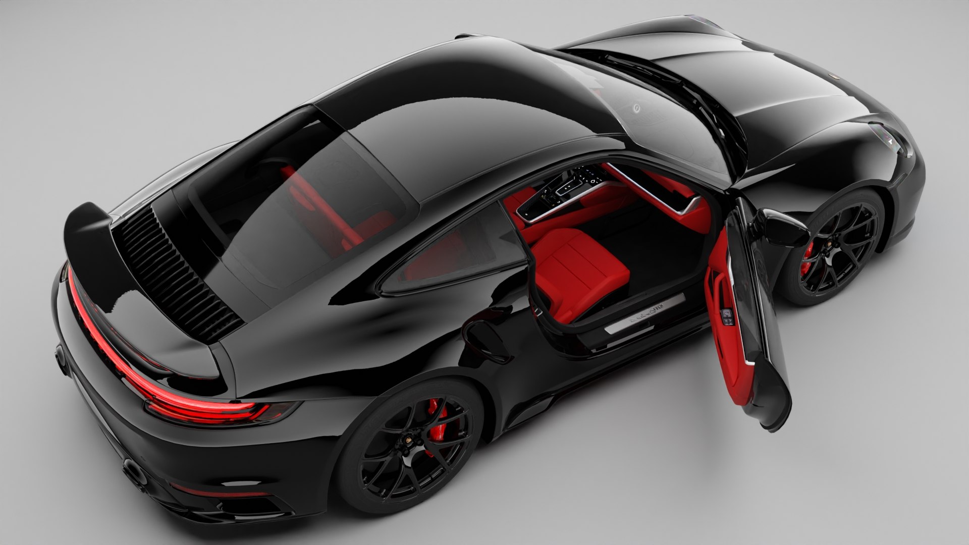 3D Porsche 911 Turbo S 2021 HQ Interior Exterior - TurboSquid 2375473