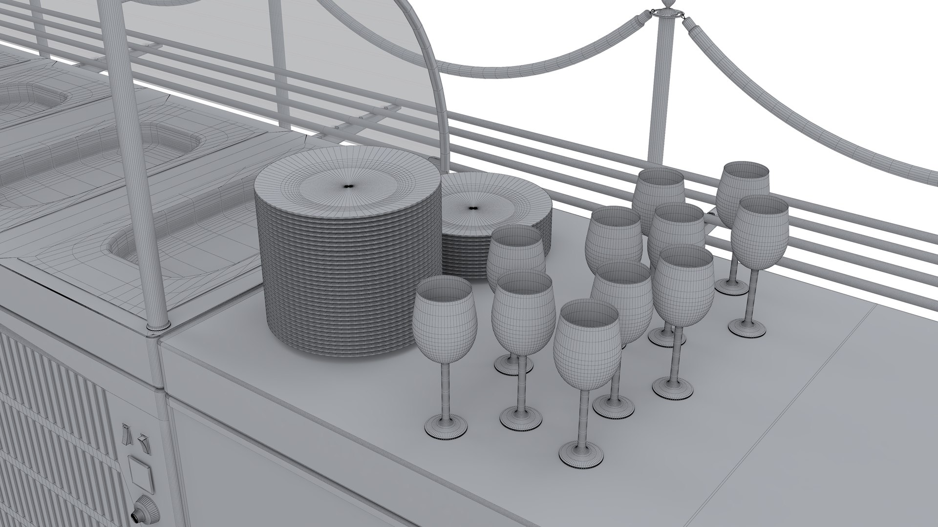 Refrigerated Display Case Self Service Line Model - TurboSquid 2218967