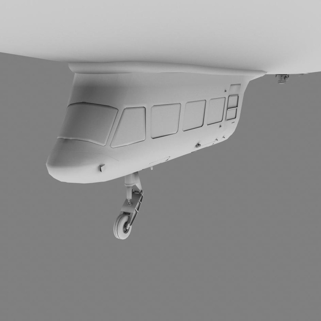3d Zeppelin Rigid Airship