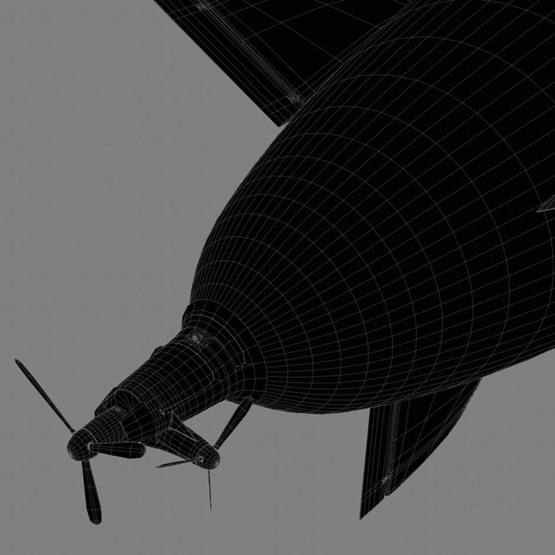 3d Zeppelin Rigid Airship