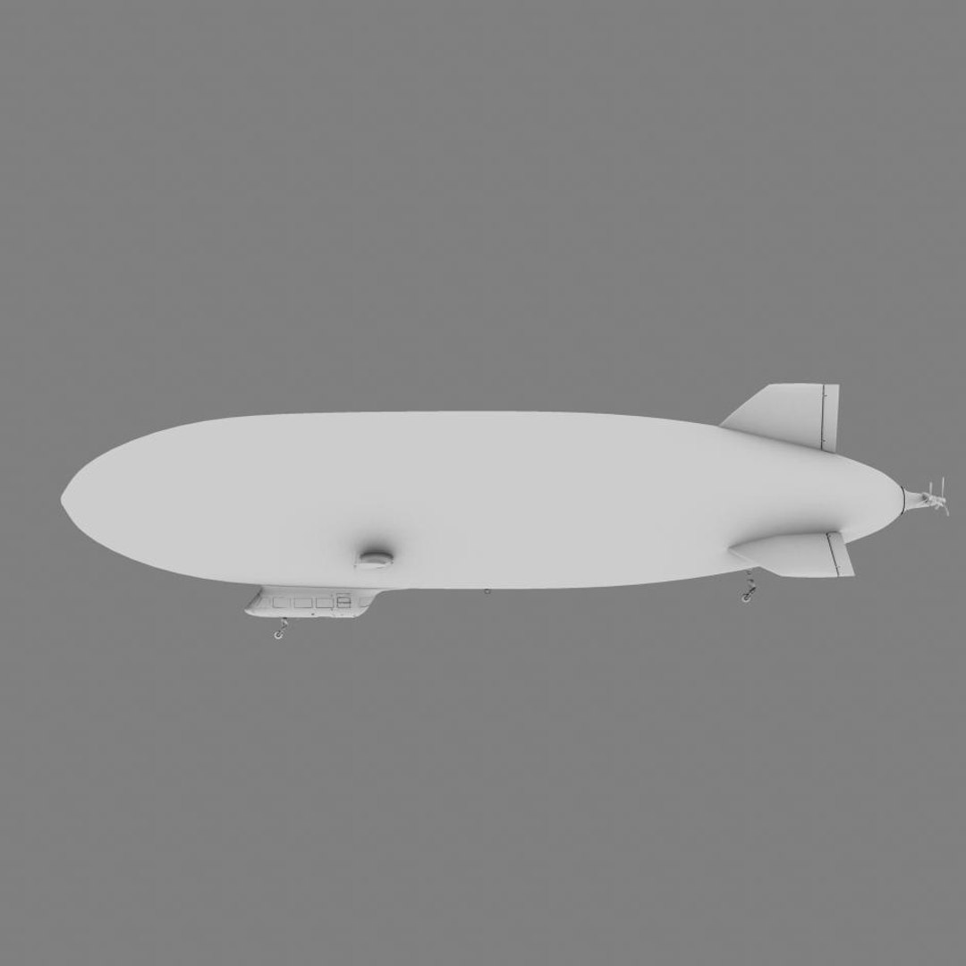 3d Zeppelin Rigid Airship