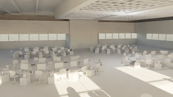 modelo 3d Interior de la comisaría - TurboSquid 2158093