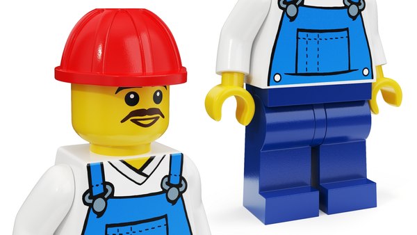 modelo 3d Minifigura LEGO Trabajador - TurboSquid 2276735