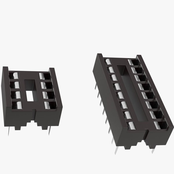 3D model IC DIP sockets - TurboSquid 1920030