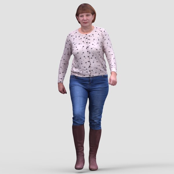 modelo 3d Donna Casual Walking - Modelo Humano 3D - TurboSquid 907167