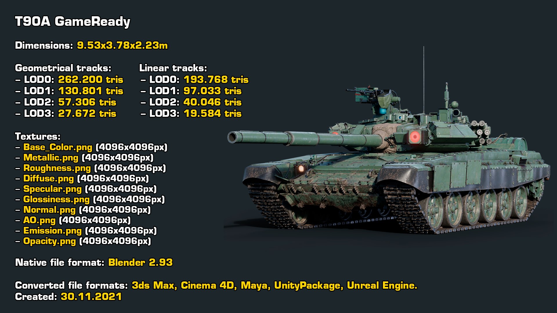 Rigged T90 M4A1 Abrams Tanks Collection 3D Model - TurboSquid 2135026