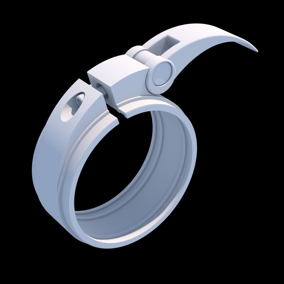 quick release bicycle 3d model