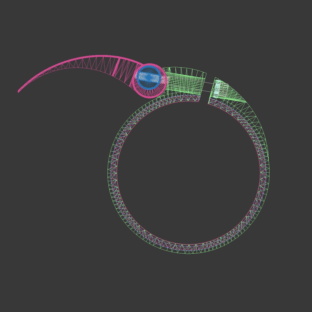 quick release bicycle 3d model